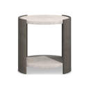 Bernhardt Prado Concrete Sled End Table with Storage | Perigold